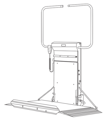 Delta Straight Platform Stairlift - Lift Access